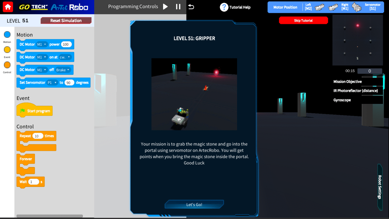 Virtual Robotics & Coding Adventure Game (Full Access) – TechUp Kids ...